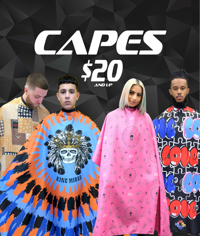 King Midas Empire | Barber Capes, Barber Jackets, Barber Aprons