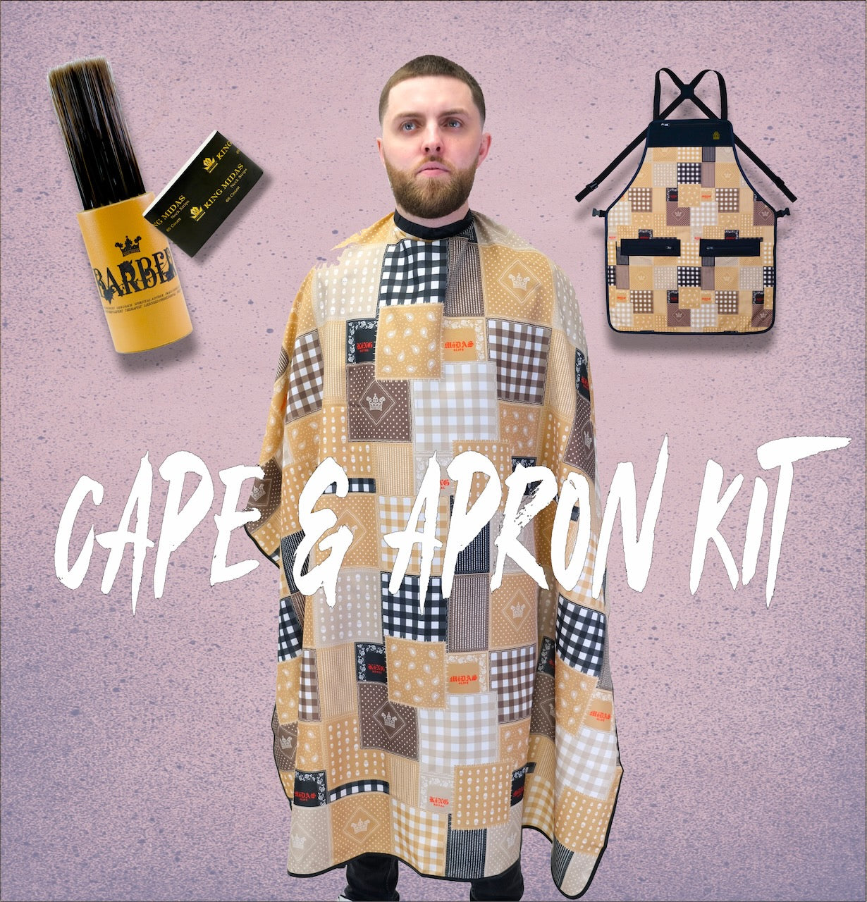 King Midas Empire | Barber Capes, Barber Jackets, Barber Aprons