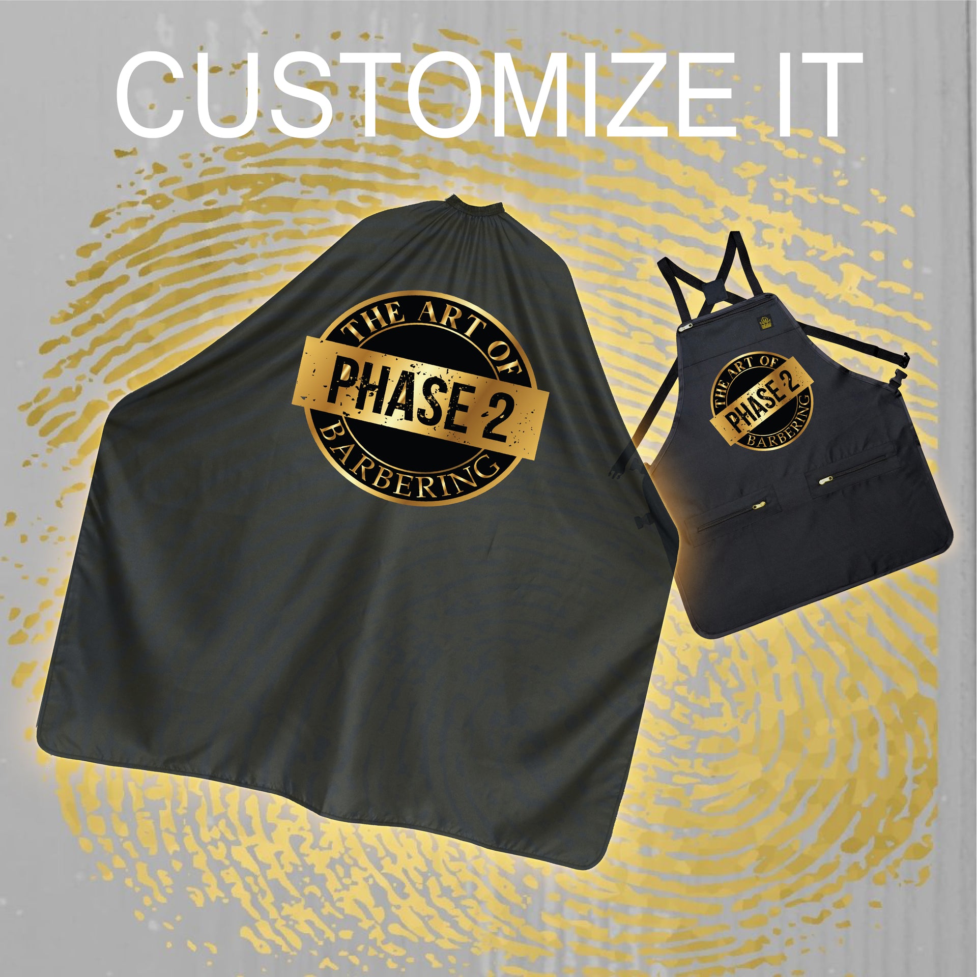 Proferssional Barber Capes, Jackets, Aprons & Vests – King Midas Empire