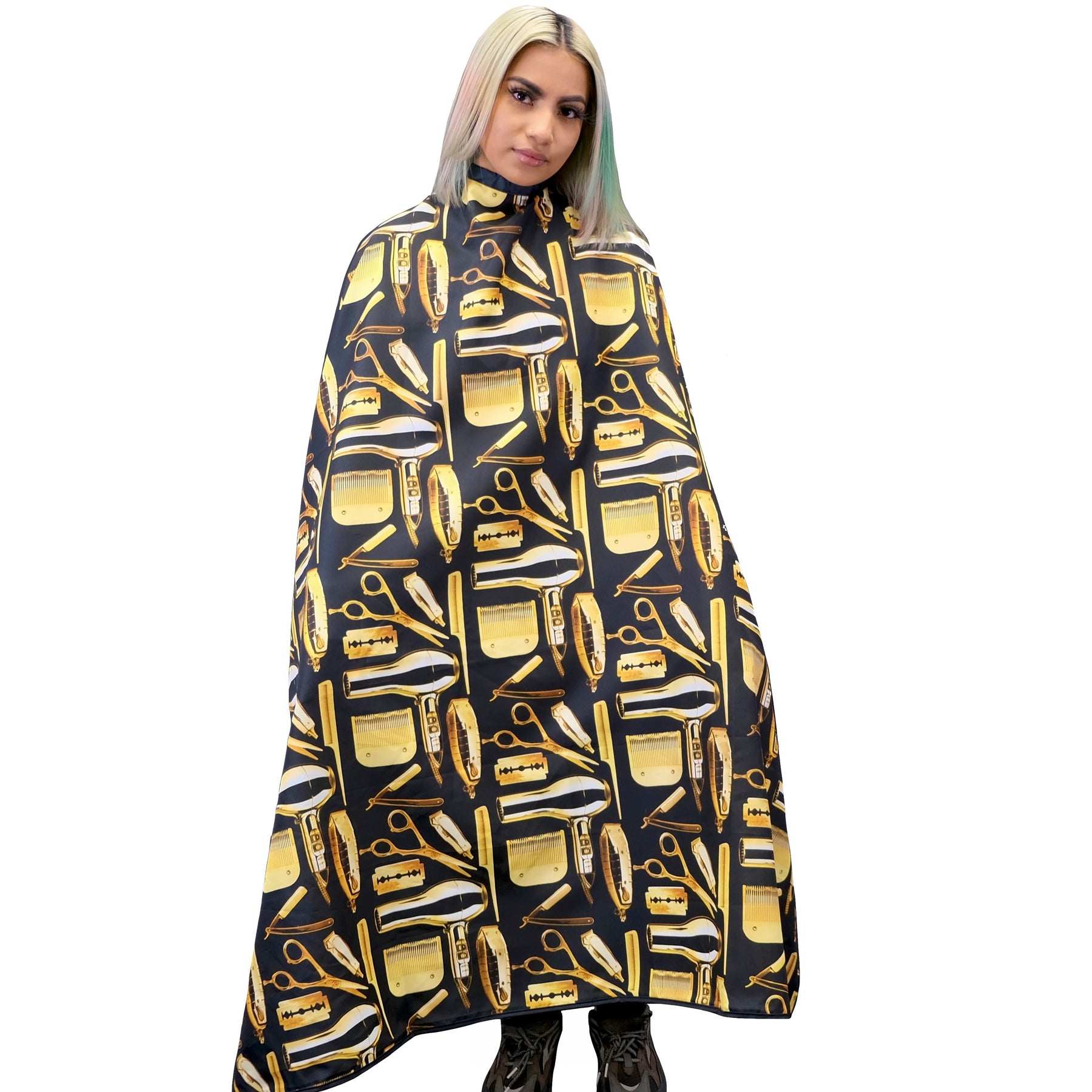 All Purpose Salon Cape- Hair Stylist Cape - King Midas – King Midas Empire
