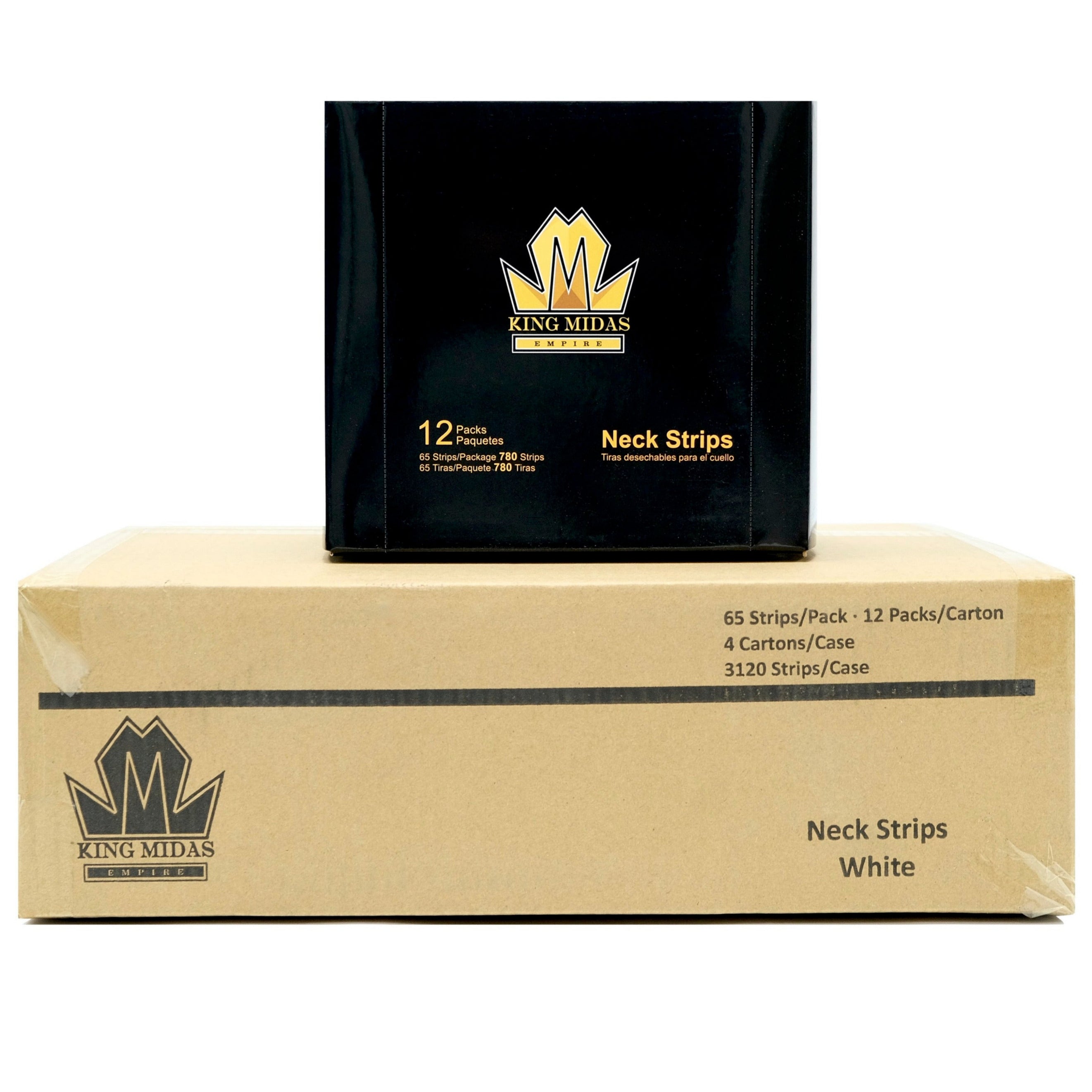 Neck Strips | Barber Neck Strips | Master Case 4 Boxes – King Midas Empire