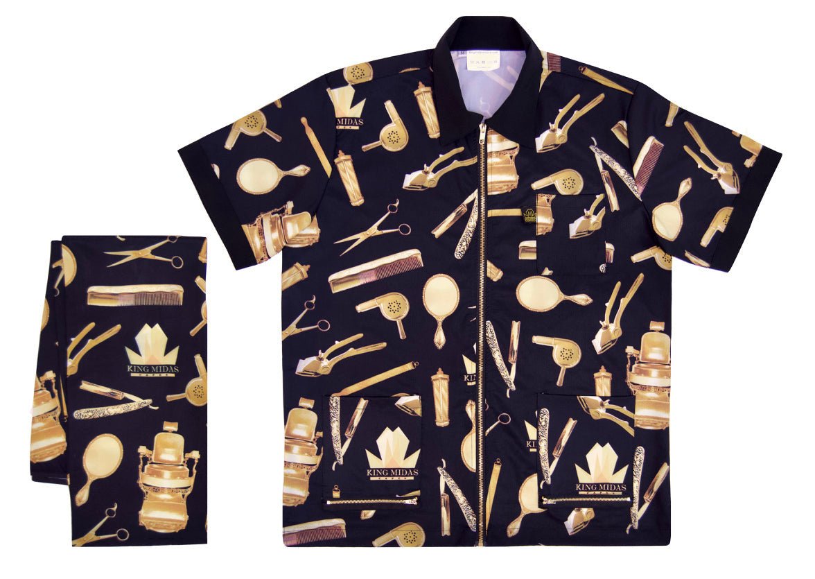 Barber Jacket And Cape Set – King Midas Empire